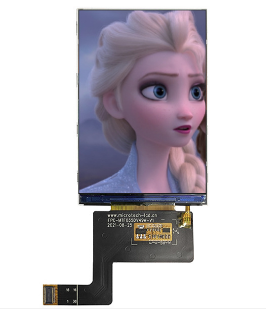 TFT LCD 모듈, 3.5인치, 해상도 640x960, MIPI Interface, MTF035DV49A-V1, FPC ...